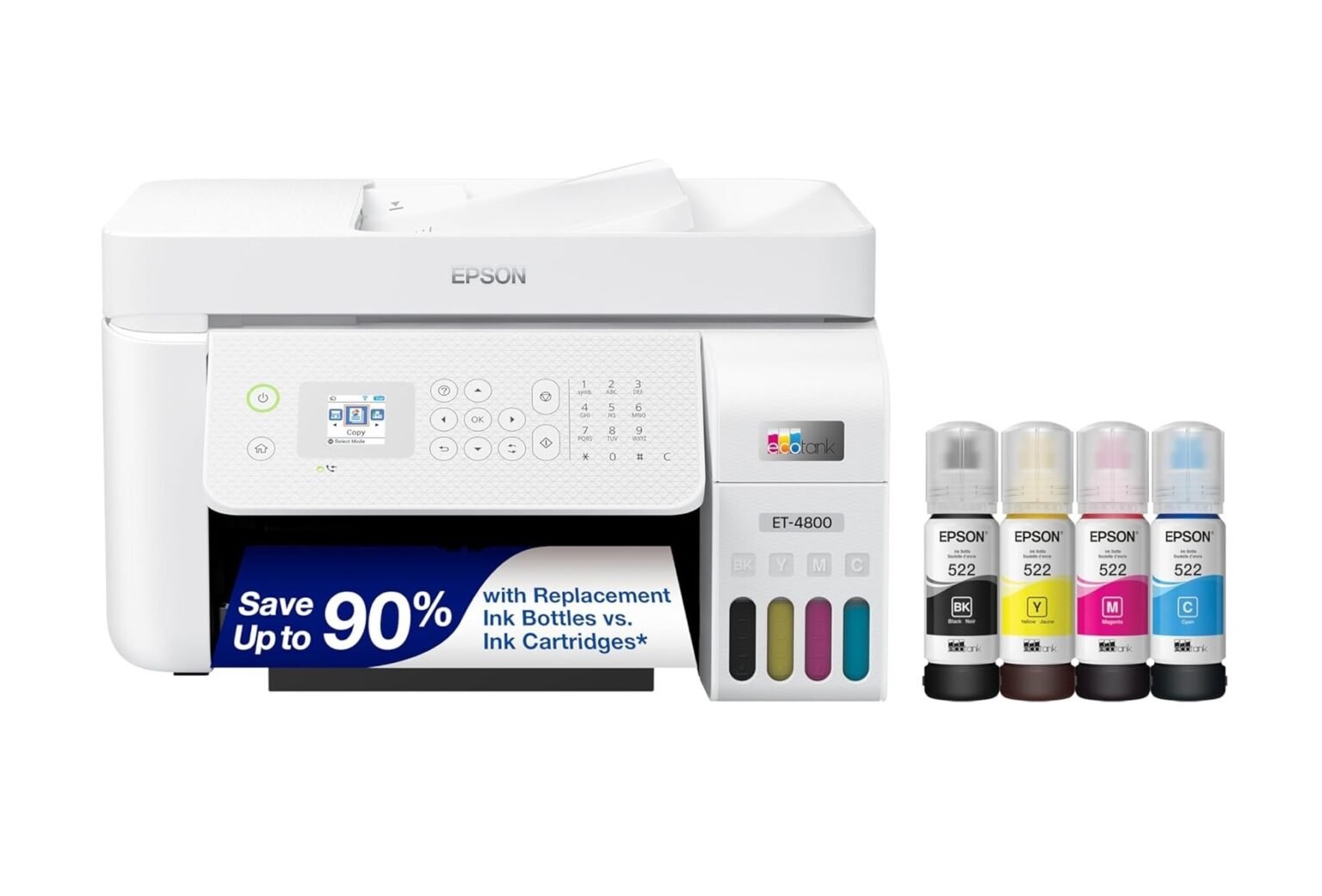 Epson EcoTank ET-4800 All-in-One Printer Review - A Tech Gear