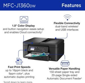 Brother Work Smart 1360 Review | Best Budget Color Inkjet Printer - A ...